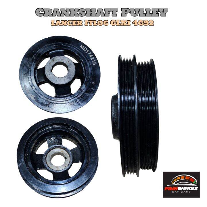 Crankshaft Pulley for Lancer Itlog GLXi 4G92 Engine 1993-1996 Model ...