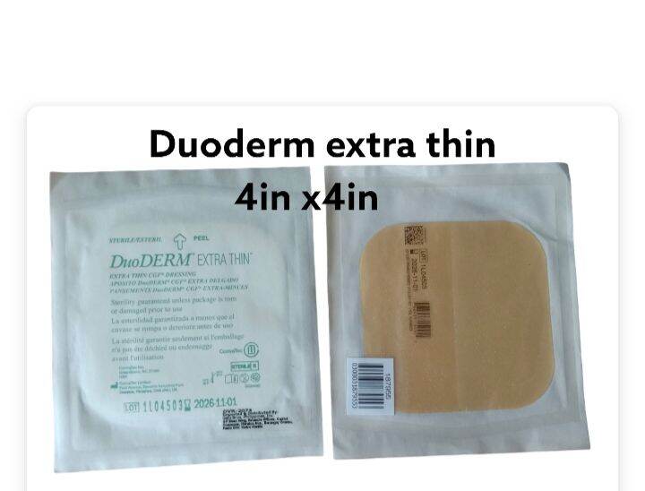 DUODERM EXTRA THIN 4in x 4 in | Lazada PH