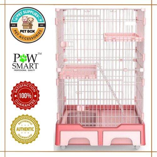 PetBox Pawsmart All in One Cat Cage with Cat Litter-LOW (3 x 2 x 4.5FT) | Lazada PH