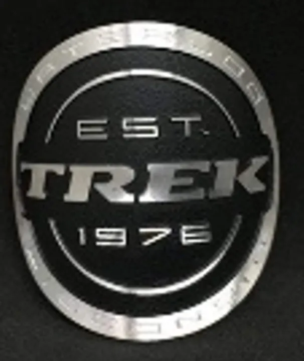 Trek Badge Bike Decals Alloy Metal Logo with Decals for mounting ...