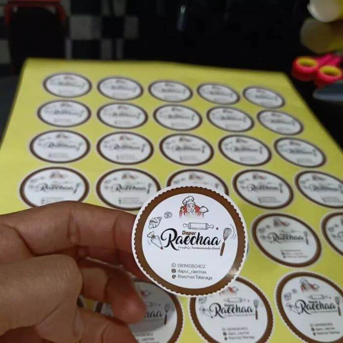 stiker custom lebel dagang. PAKET 100 lembar | Lazada Indonesia