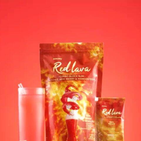 Shinjiru Red Lava Carbo Block Slim Juice Drink ( 10 Sachets ) Healthy ...