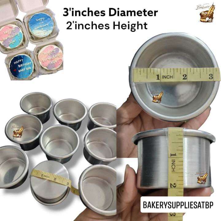 3x2' inches BENTO CAKE PAN HEAVY DUTY/SEAMLESS | Lazada PH