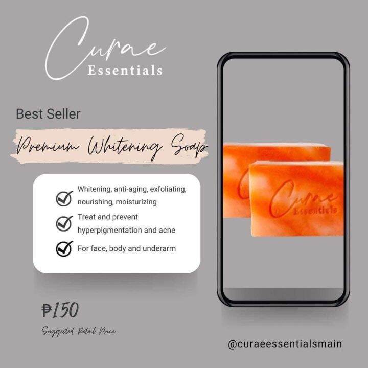 Curae Essentials Premium Whitening Soap | Lazada PH