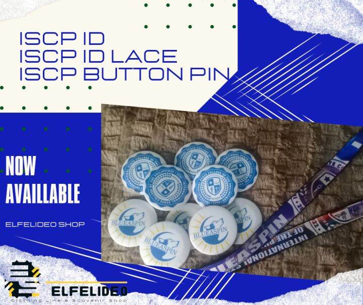 ISCP ID LACE, PVC ID, BUTTON PIN | Lazada PH