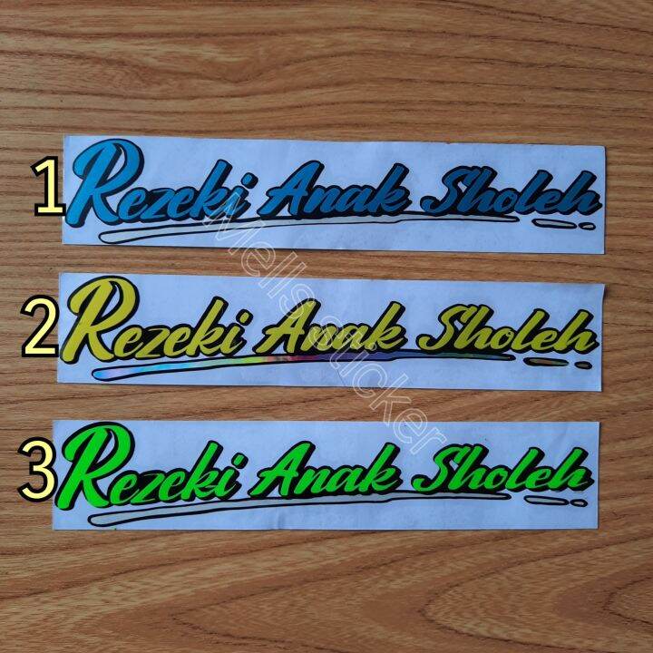 cutting sticker stiker motor rizki anak soleh stiker motor | Lazada ...