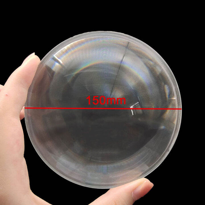 Diameter 150mm PMMA Acrylic Optical Lens Magnifier Threaded Lenses ...