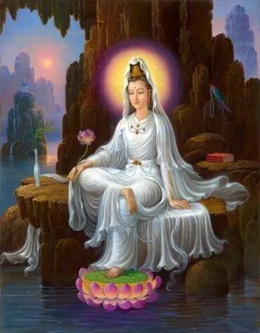 Poster Cetak, DEWI KWAN IM, Ukuran JUMBO, 100×70cm/Hiasan Dinding ...