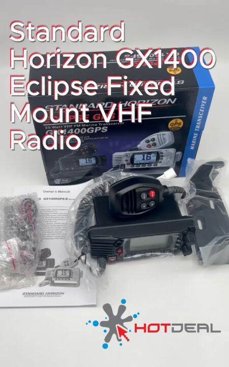 Standard Horizon GX1400 Eclipse Fixed Mount VHF Radio | Lazada
