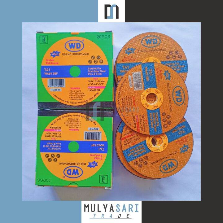 Batu Gerinda Potong Resibon (Cutting Wheel) WD 4 inc | Lazada Indonesia