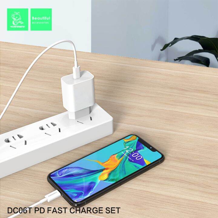 VDENMENV DC06T PD ชุดชาร์จไฟเร็ว | Lazada.co.th