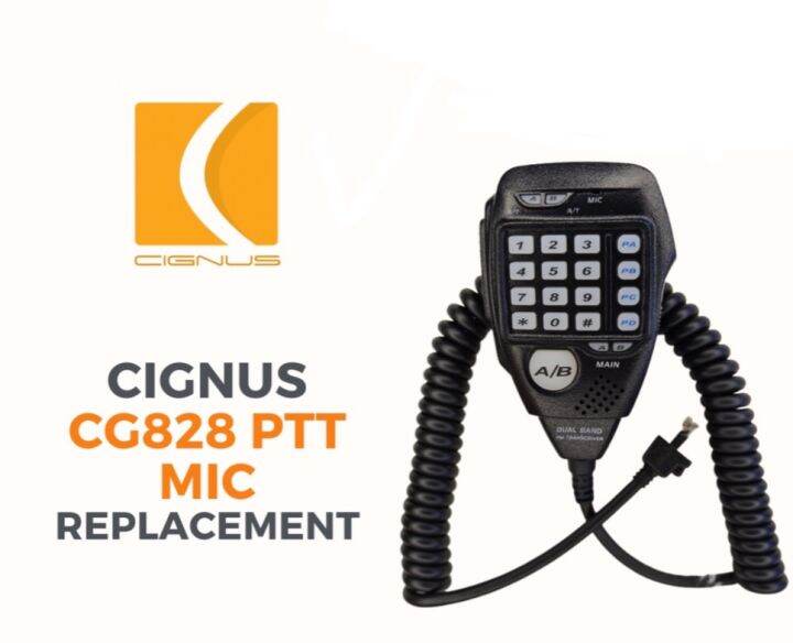 CIGNUS CG-828 UV PTT Replacement Hand Mic | Lazada PH