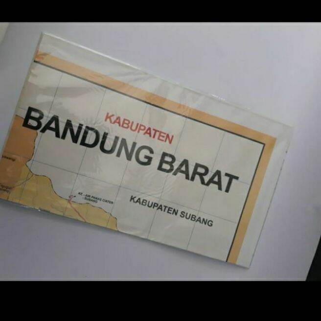 PETA KABUPATEN BANDUNG BARAT LIPAT | Lazada Indonesia