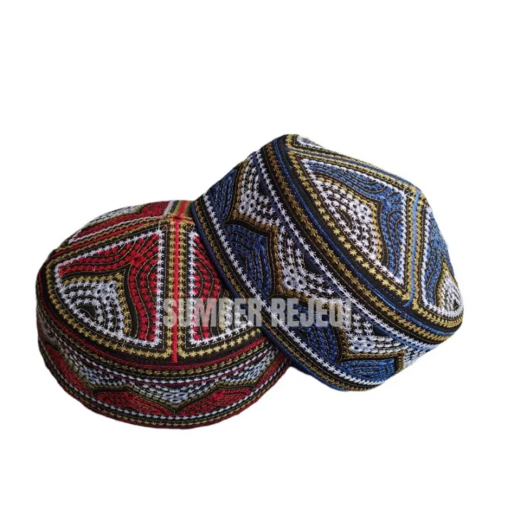 Peci songkok kopiah pakistan original full bordir peci pakistan putih ...