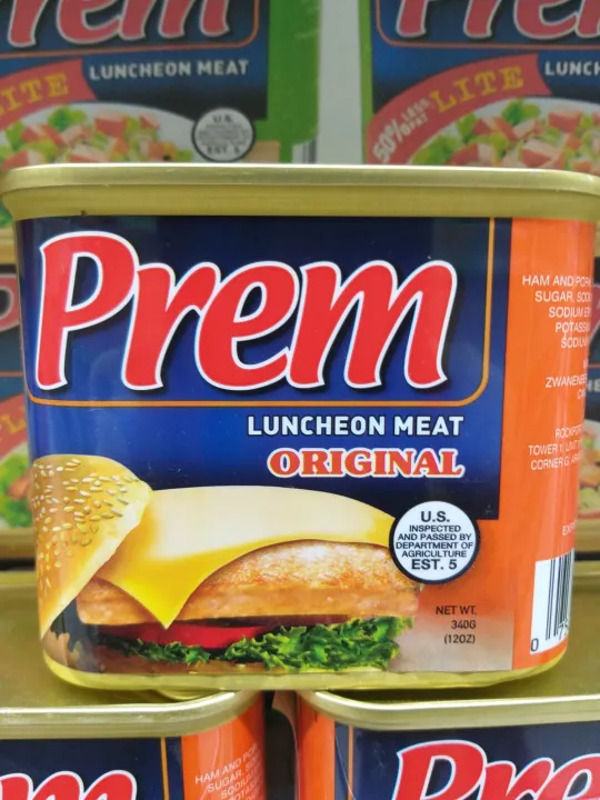 Prem Luncheon Meat Original 340g. | Lazada PH