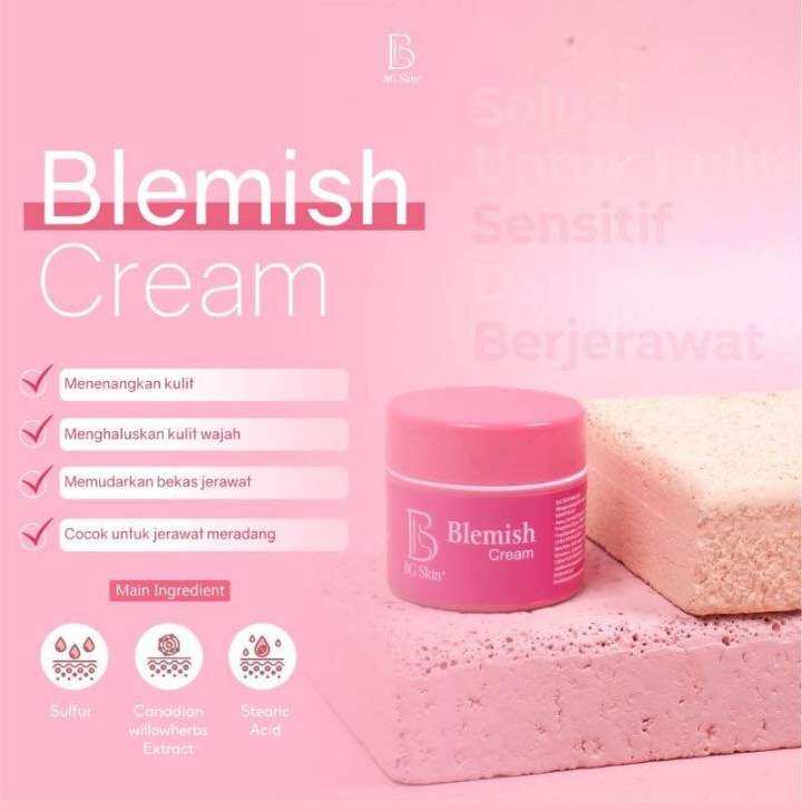 BLEMISH CREAM OBAT TOTOL JERAWAT BERUNTUSAN by BG SKIN | Lazada Indonesia