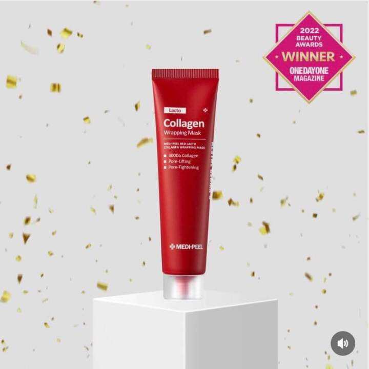 Medipeel Red Lacto Collagen Wrapping Mask 70 ml. | Lazada.co.th