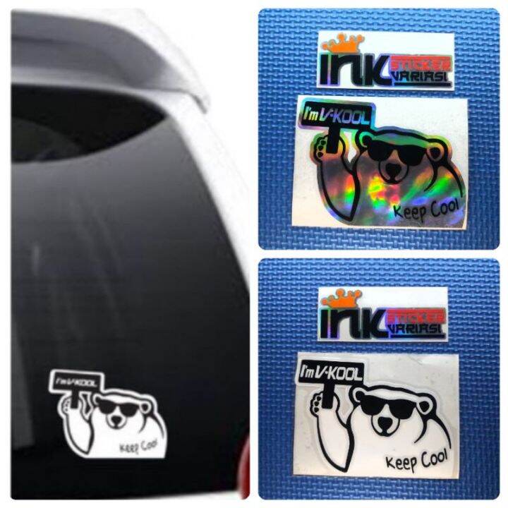 sticker IM V KOOL BERUANG cutting | Lazada Indonesia