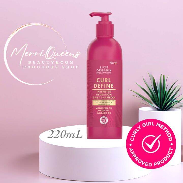 CGM Luxe Organix Curl Define Intensive Hydration Shampoo 220mL CGM Approved Product | Lazada PH