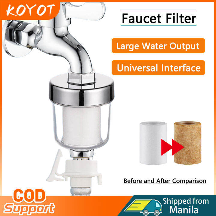 KOYOT Water Purifier Filter Tap Universal for Kitchen Faucet Bathroom ...
