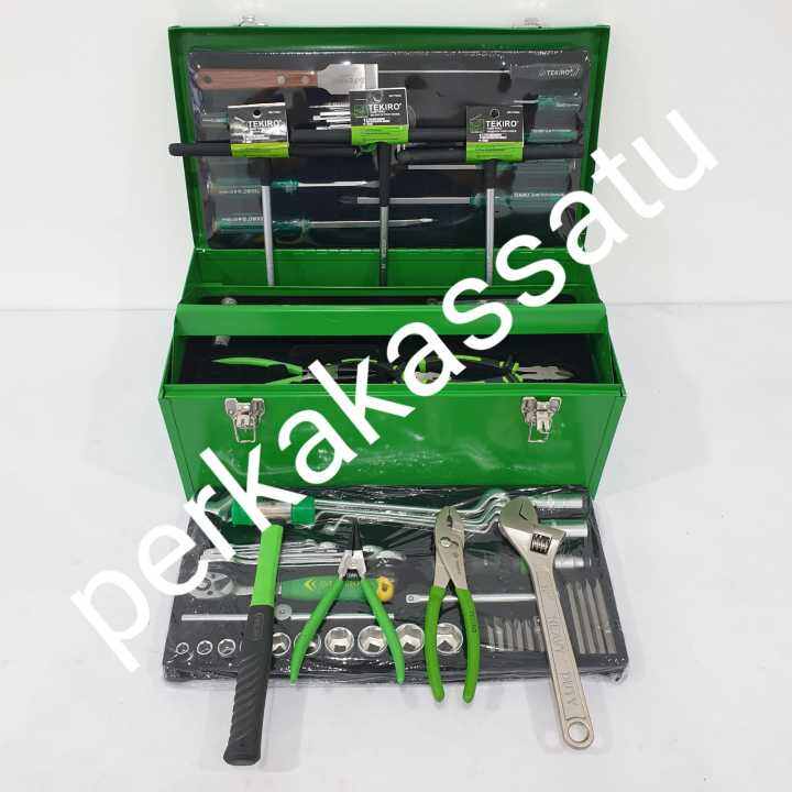 MEKANIK TOOL SET KIT TEKIRO 59PCS MECHANIC TOOLS SET 59 PCS | Lazada ...
