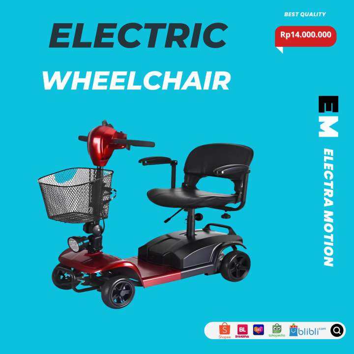 Kursi roda listrik /Portable | Lazada Indonesia