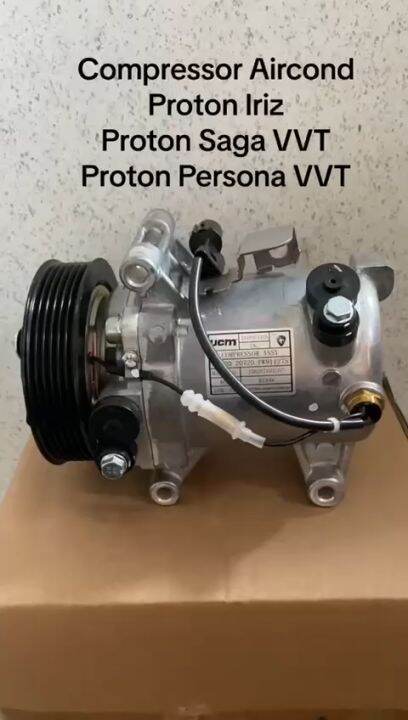 TOMODACHI Car Aircond Compressor Proton Iriz | Persona 2014 | Saga R 2016 | New Unit ...