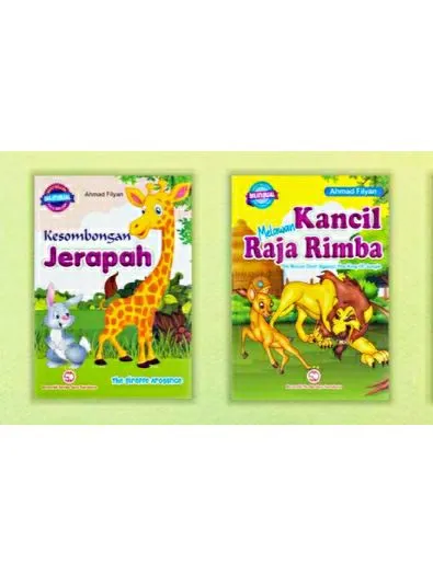 Paket 2 Buku Cerita Anak Bergambar Kesombongan Jerapah-Kancil Melawan ...