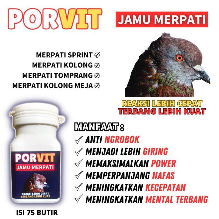 PORVIT Jamu Merpati | Lazada Indonesia