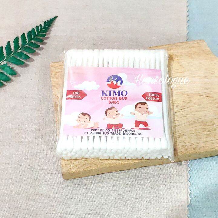 cotton bud kimo ukuran anak dan dewasa isi 100 | Lazada Indonesia