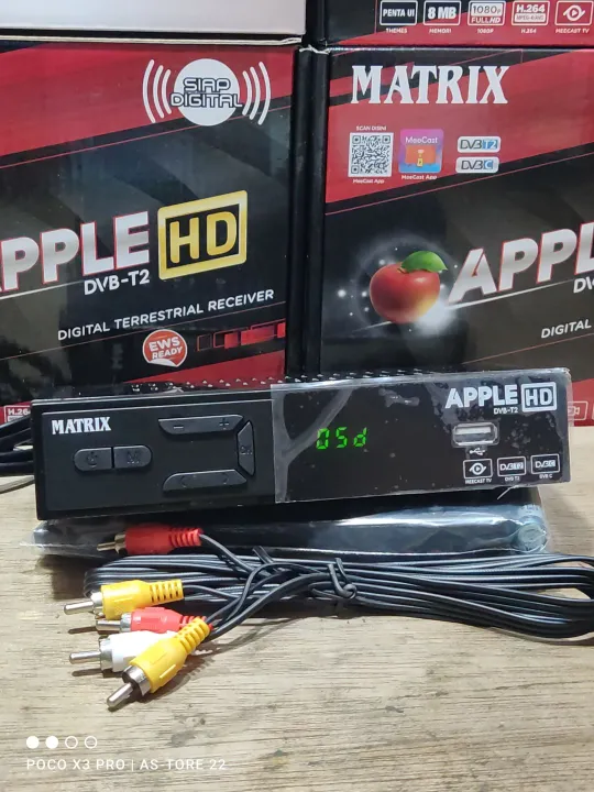 STB Matrix APPLE DVB-T2 | Lazada Indonesia