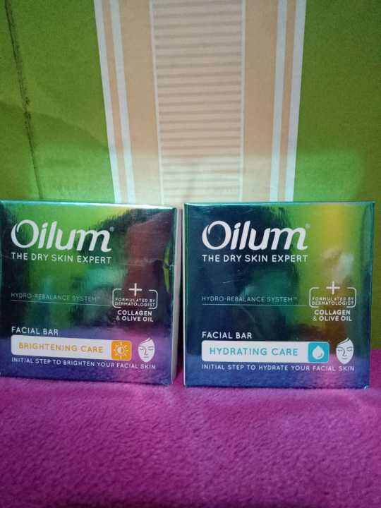 Oilum Facial Bar Hydrating Care dan Brightening Care 60gr | Lazada ...