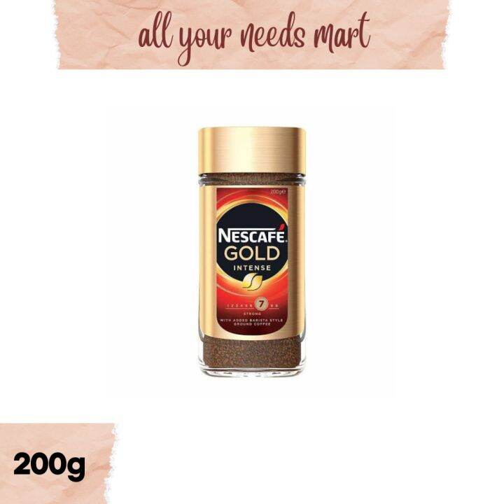 Nescafe ♡ Gold Intense ♡ Instant Coffee 200g | Lazada PH