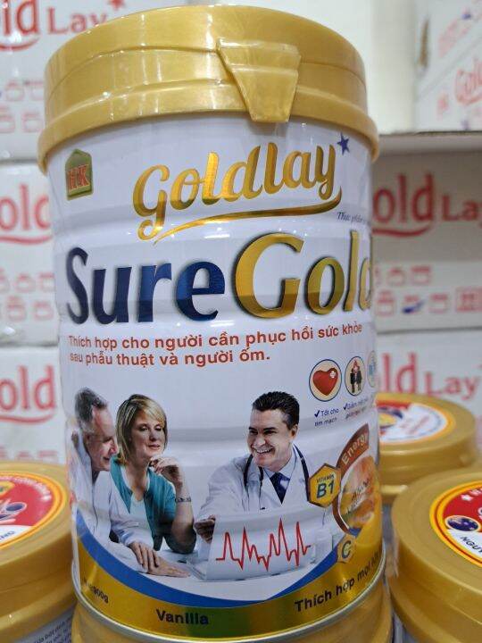 Sữa bột GoldLay Sure Gold (900)- Dinh dưỡng cho người ốm yếu cần phục ...