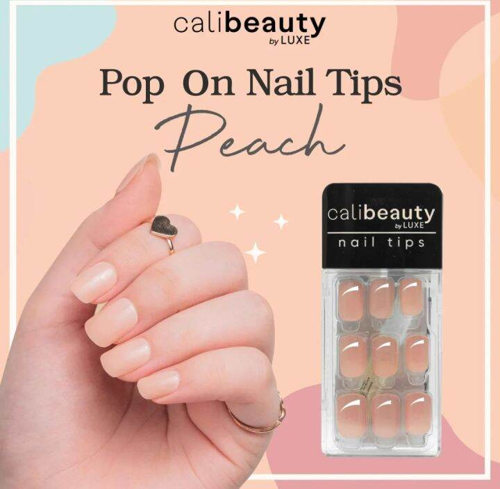 PEACHY CALI BEAUTY Nail Tips 24 Tips | Lazada PH