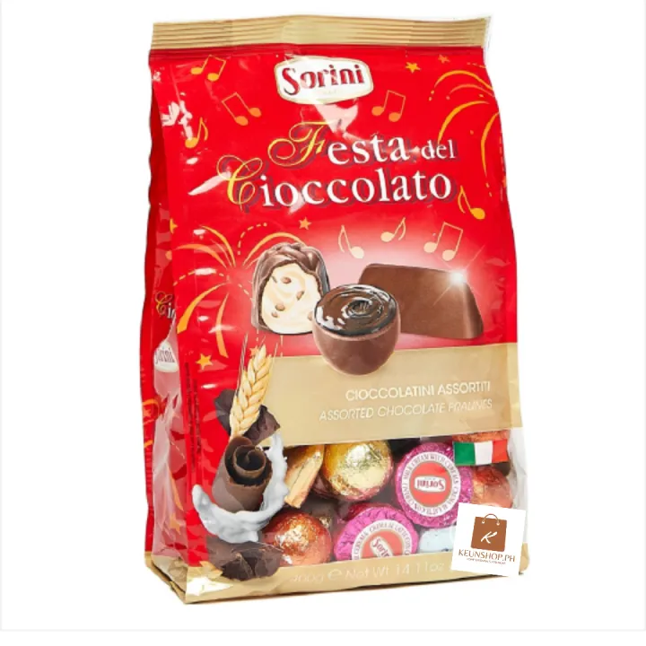 Sorini Fiesta Del Choccolato Assorted Chocolate 400g | Lazada PH