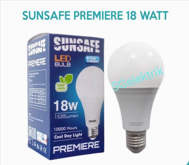 lampu LED sunsafe premier 18w bergaransi (SNI) | Lazada Indonesia