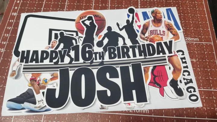 NBA CHICAGO BULLS THEMED CAKE TOPPER | Lazada PH