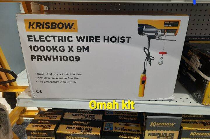 mesin derek katrol elektrik krisbow electric wire hoist reel 1 ton ...