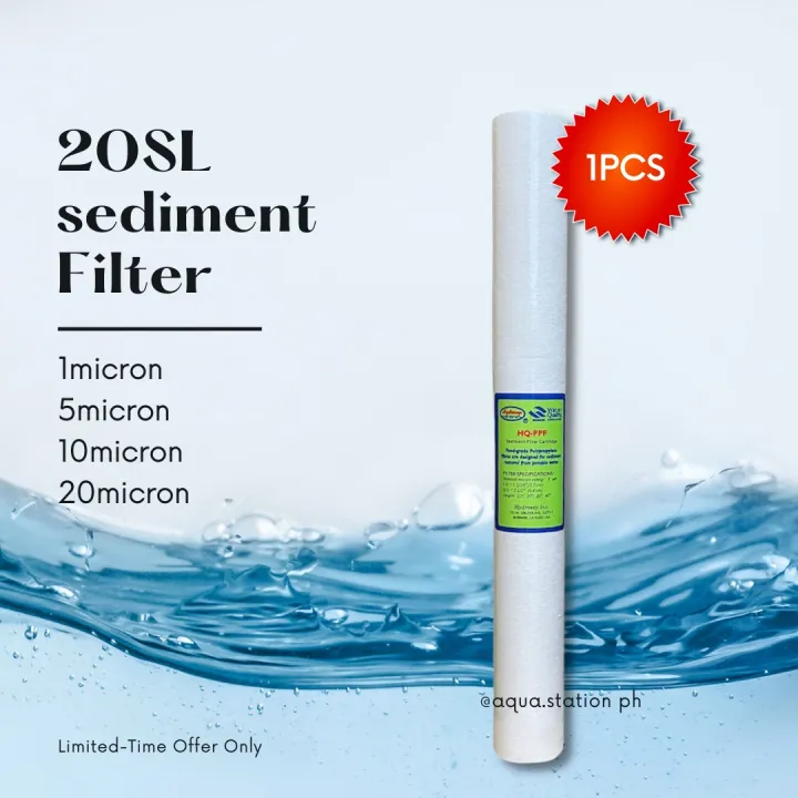 20” Slim Sediment Filter 20SL 1 5 10 20 micron PP Sediment | Lazada PH
