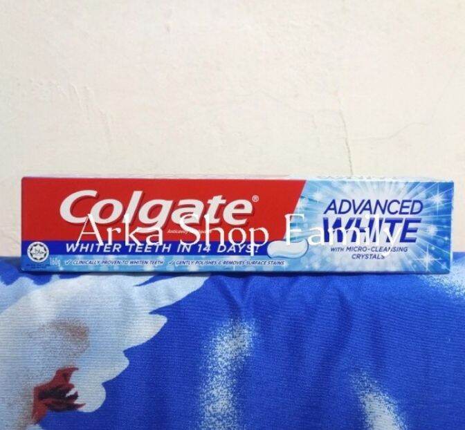 COLGATE Advanced White Whitening Pasta Gigi 160g | Lazada Indonesia