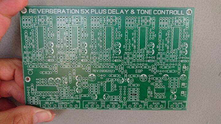PCB REVERB 5X PLUS DELAY DAN TONE CONTROL | Lazada Indonesia