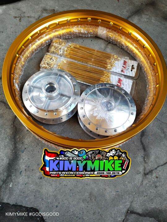 rim set for wave 100 drum brake front and rear | Lazada PH