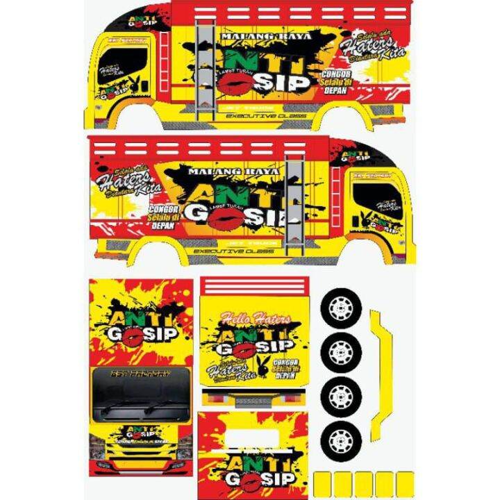 STIKER MINIATUR TRUK OLENG UK 45 / STIKER MURAH | Lazada Indonesia