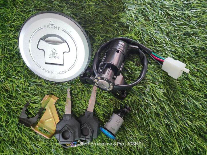 Ignition switch Assy with Gas tank cup SSX200 (Rusi) | Lazada PH