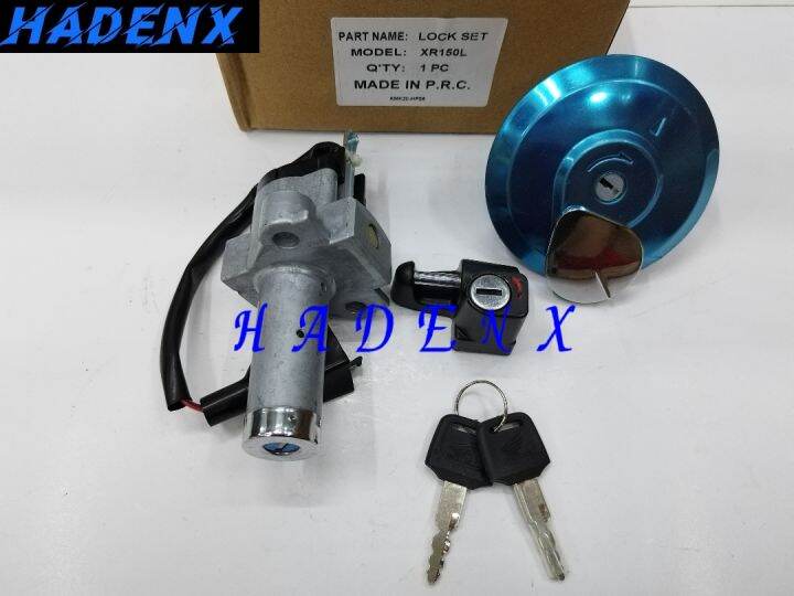 HONDA XR150L SET KEY IGNITION WITH TANK CAP | Lazada PH