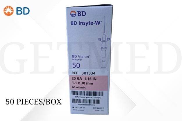 BD INSYTE WITH WINGS G20 IV CATHETER (50 PCS/BOX) | Lazada PH