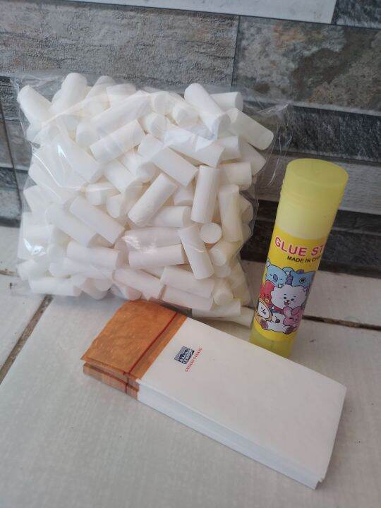 paket linting gabus 25g.kertas 15g.lem kecil | Lazada Indonesia