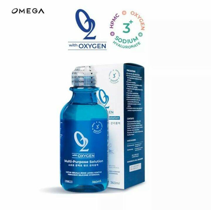 CAIRAN AIR SOFTLENS O2 WITH OXYGEN 360 ML BY OMEGA | Lazada Indonesia
