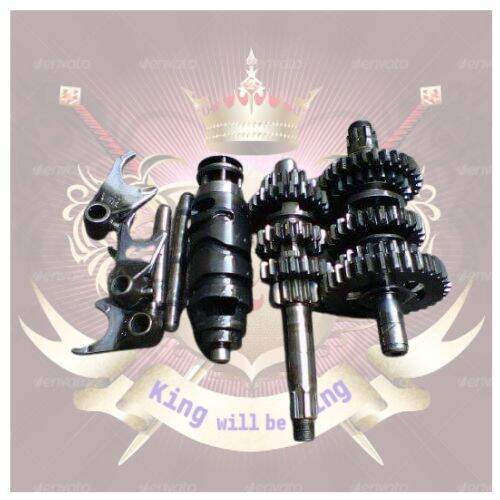 Gear Gigi Rasio Gearbox Transmisi Set Original Copotan RX King Tahun ...